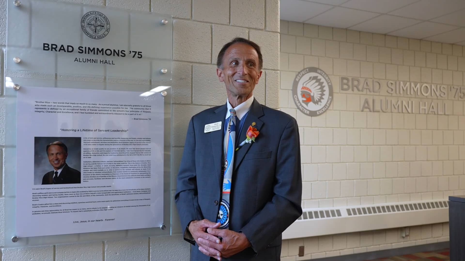 Brad Simmons '75 Alumni Hall Dedication on Vimeo