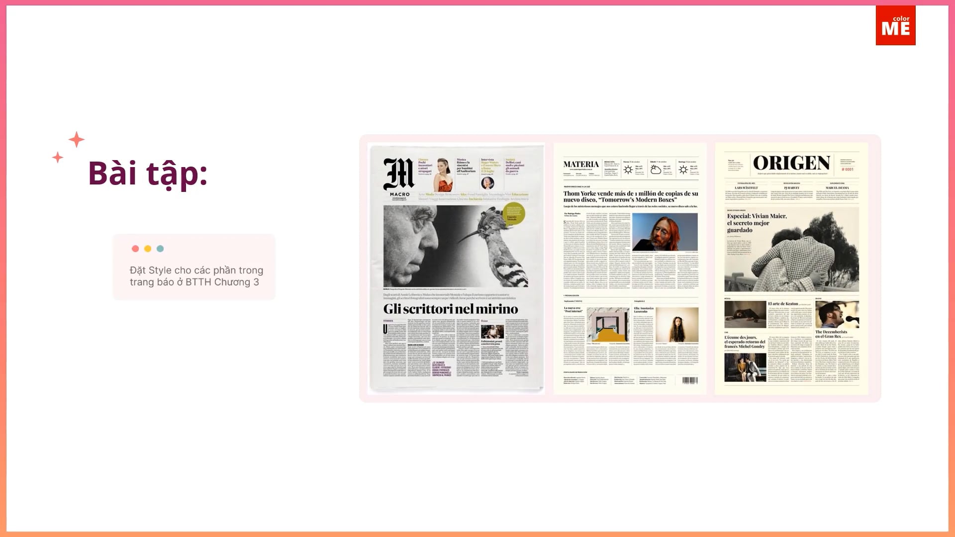 Color ME - Trang học tập trực tuyến