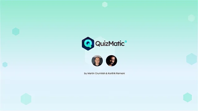 QuizMatic Pre-launch webinar