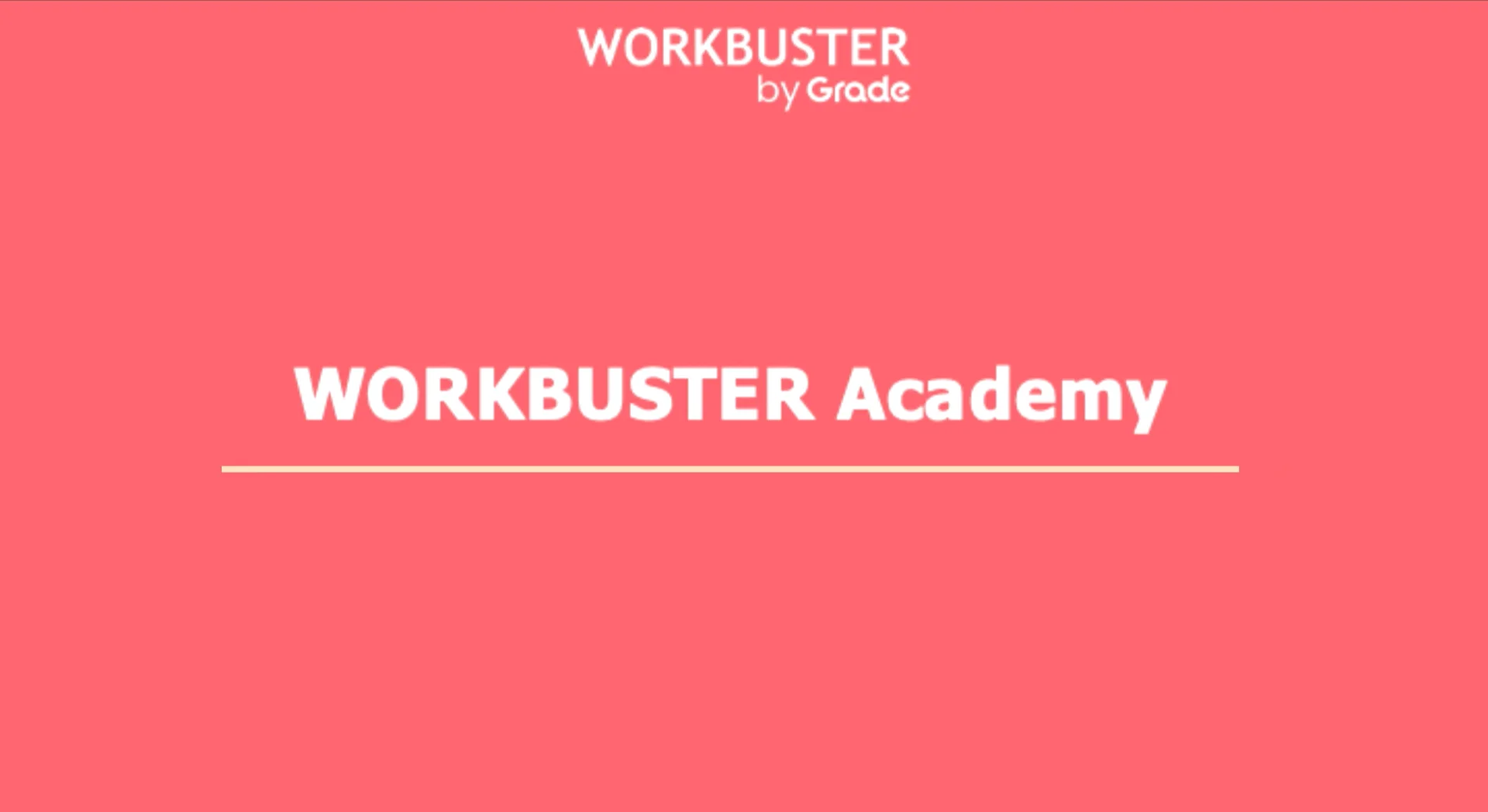 Workbuster traning for admins - ENG on Vimeo