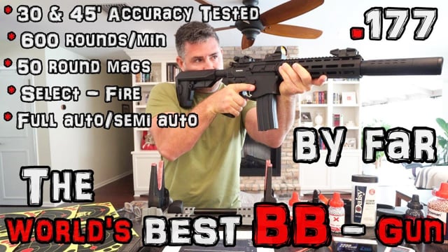 World's MOST AMAZING BB-Gun (FULL AUTO) - 30 45' Accuracy TESTED ...