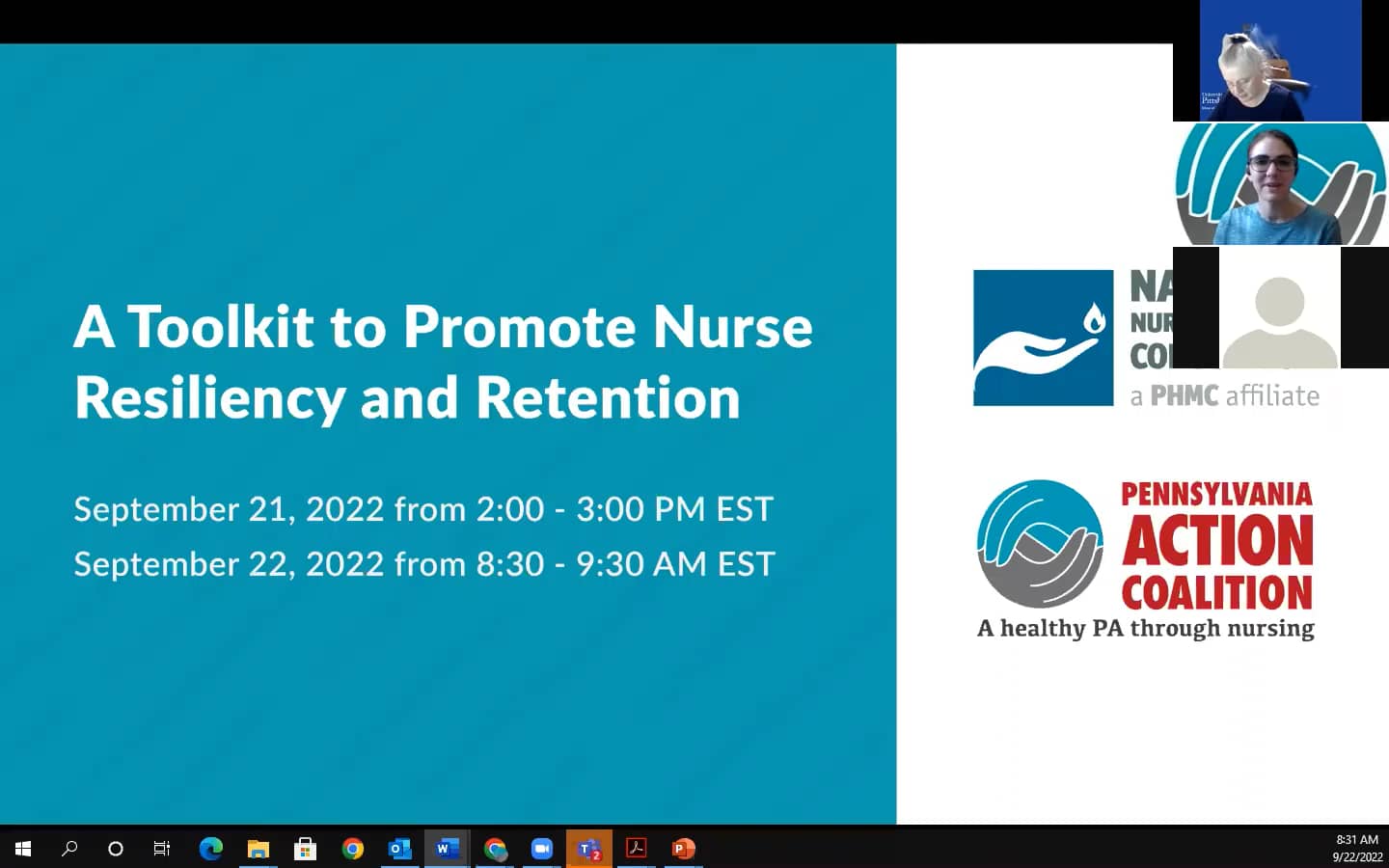 A Toolkit to Promote Nurse Resiliency and Retention on Vimeo