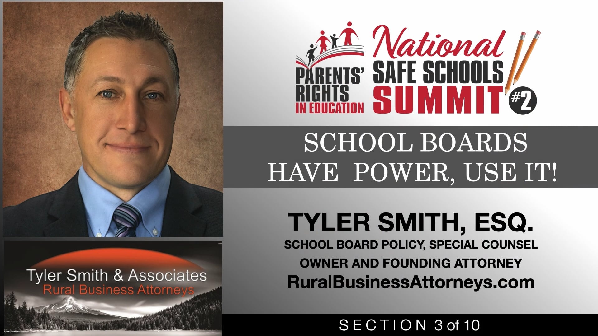 Tyler Smith, ESQ. SCHOOL BOARDS HAVE POWER, USE IT! PRIE Summit 2022 on ...