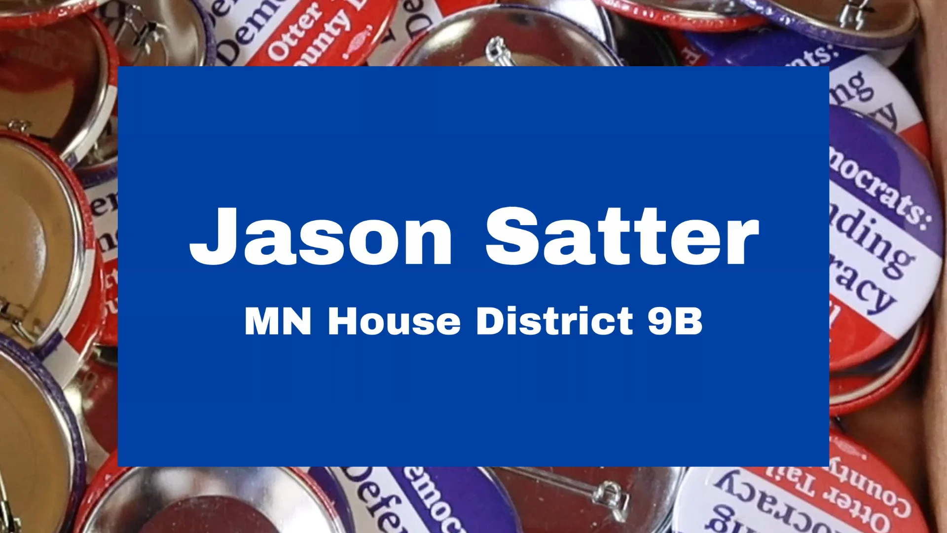 Jason Satter 9-B Candidate on Vimeo