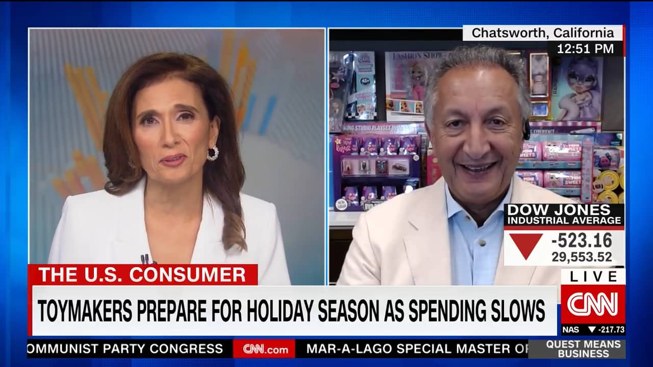 CNN Paula Newton Quest Means Business Toymakers prepare for holiday season as spending slows on ...