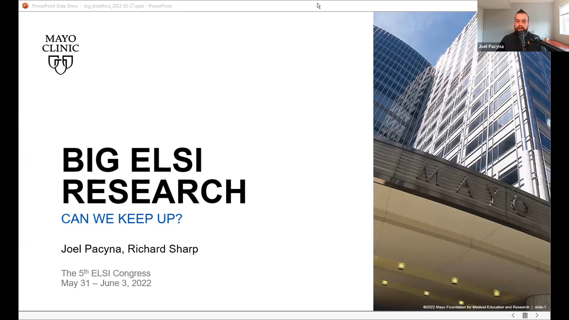 *ELSIcon2022 Paper: “Big bioethics” research: Is the ELSI community ...