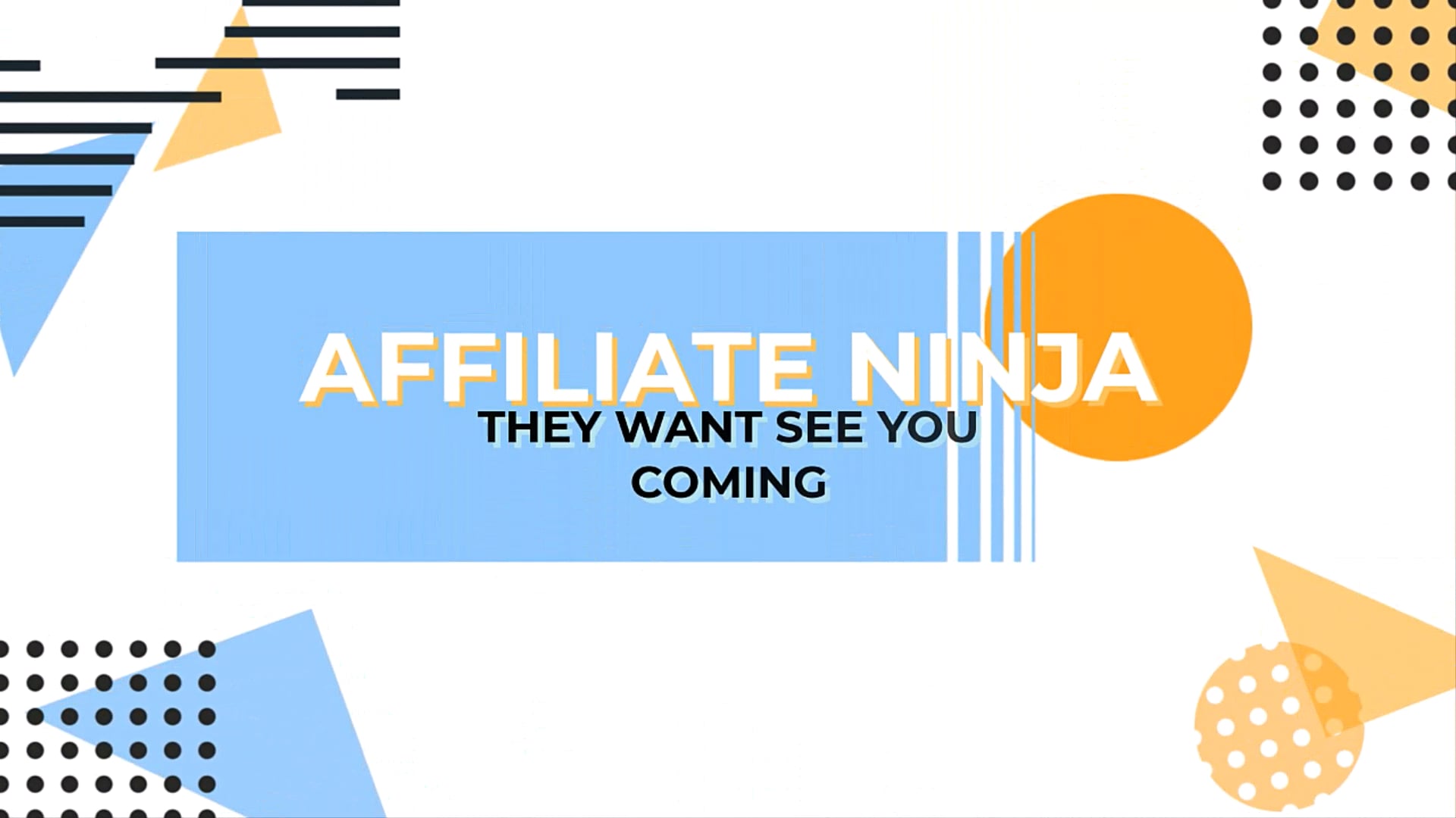 AFFILIATE NINJA 2.mp4 on Vimeo