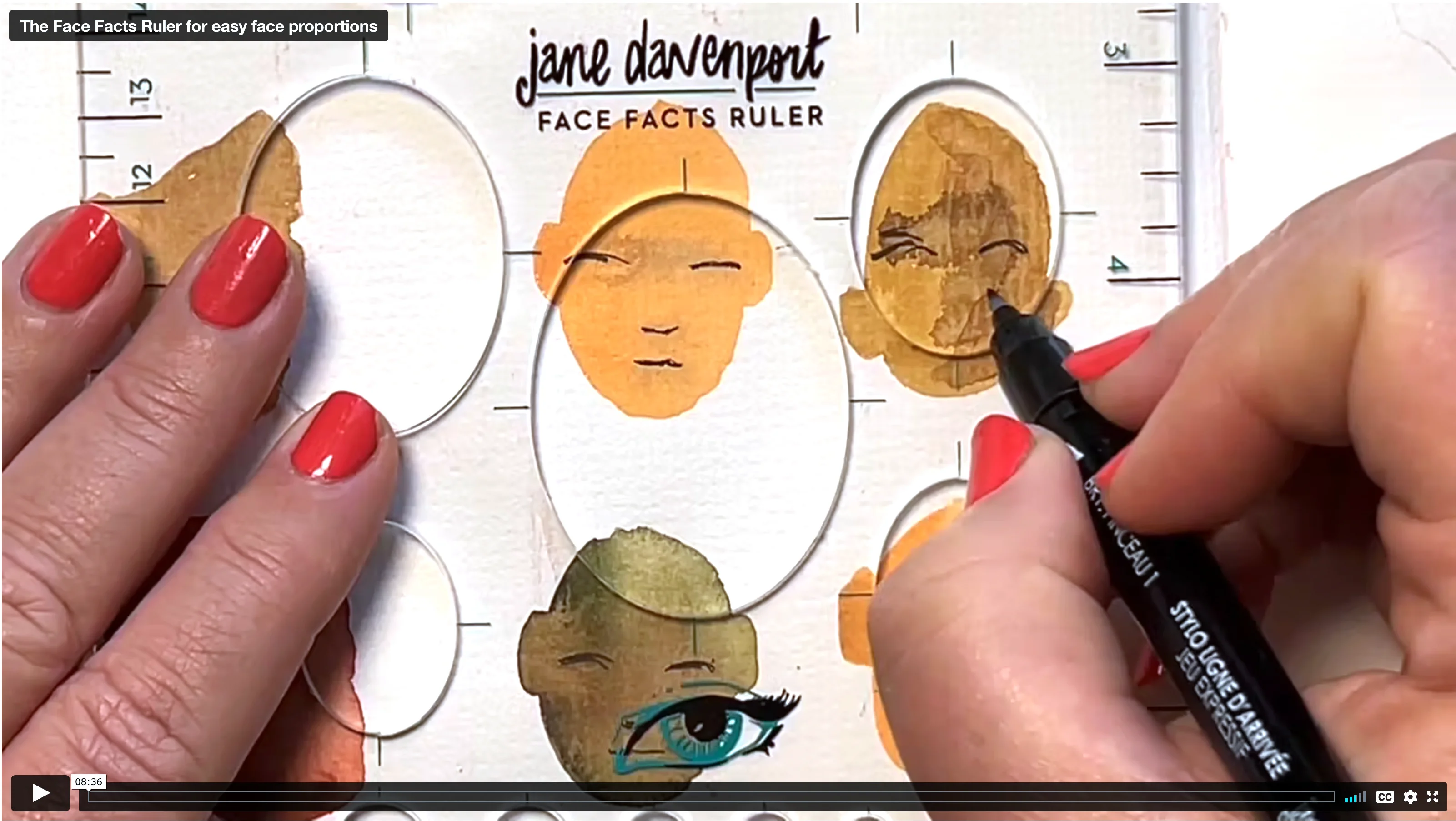 The Face Facts Ruler for easy face proportions on Vimeo