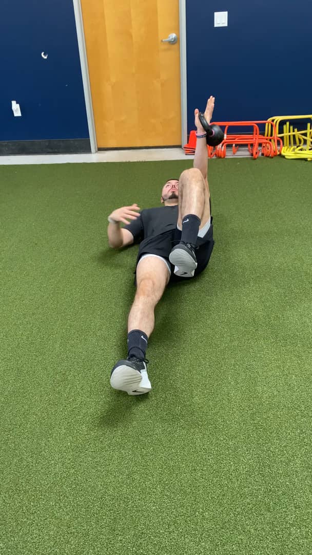 Supine KB OH Rotations on Vimeo