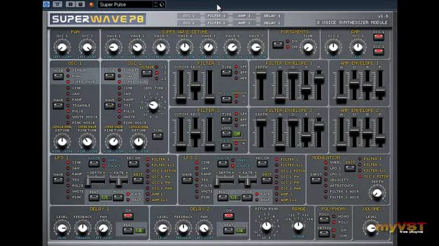 myVST Demo : Superwave P8 on Vimeo