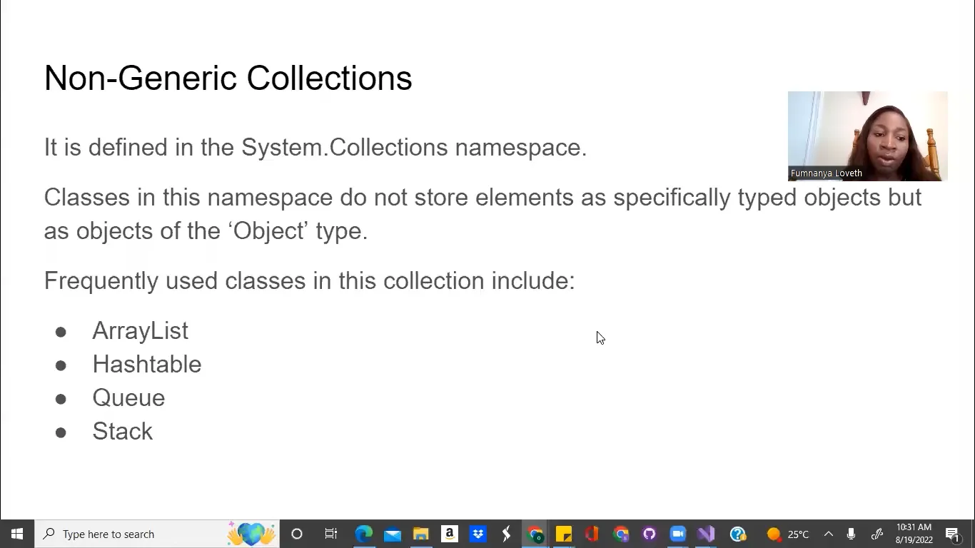 11b Non Generic Collections.mp4 on Vimeo