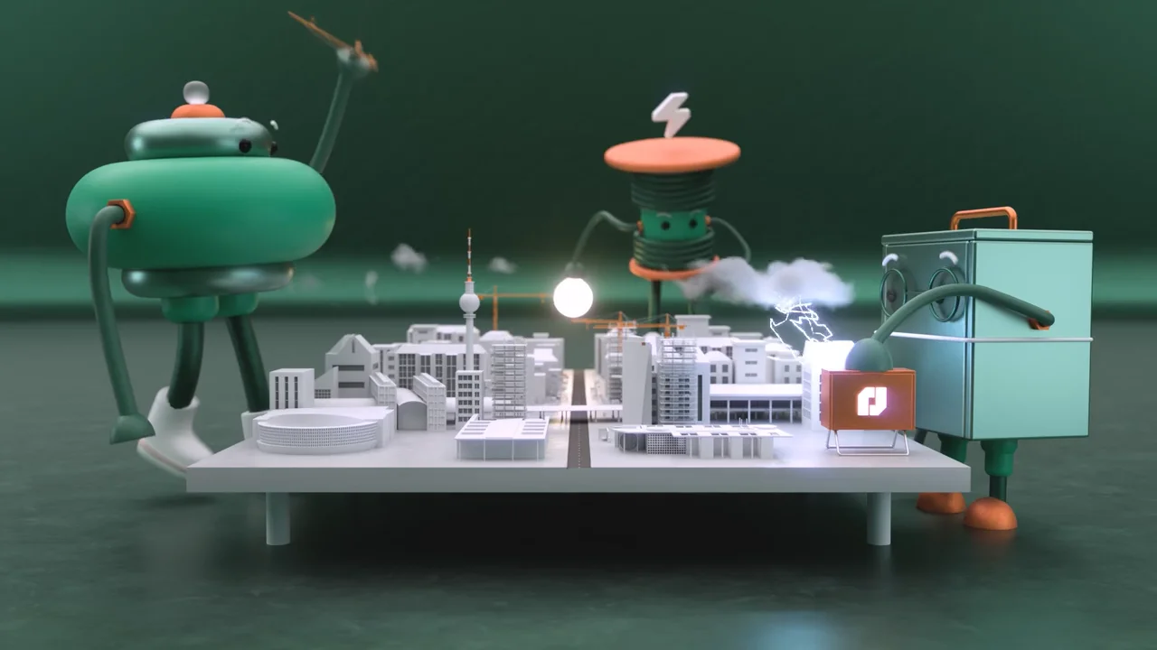 FILM + MOTION DESIGN - HPT ELEKTRO | 3D Explainer on Vimeo