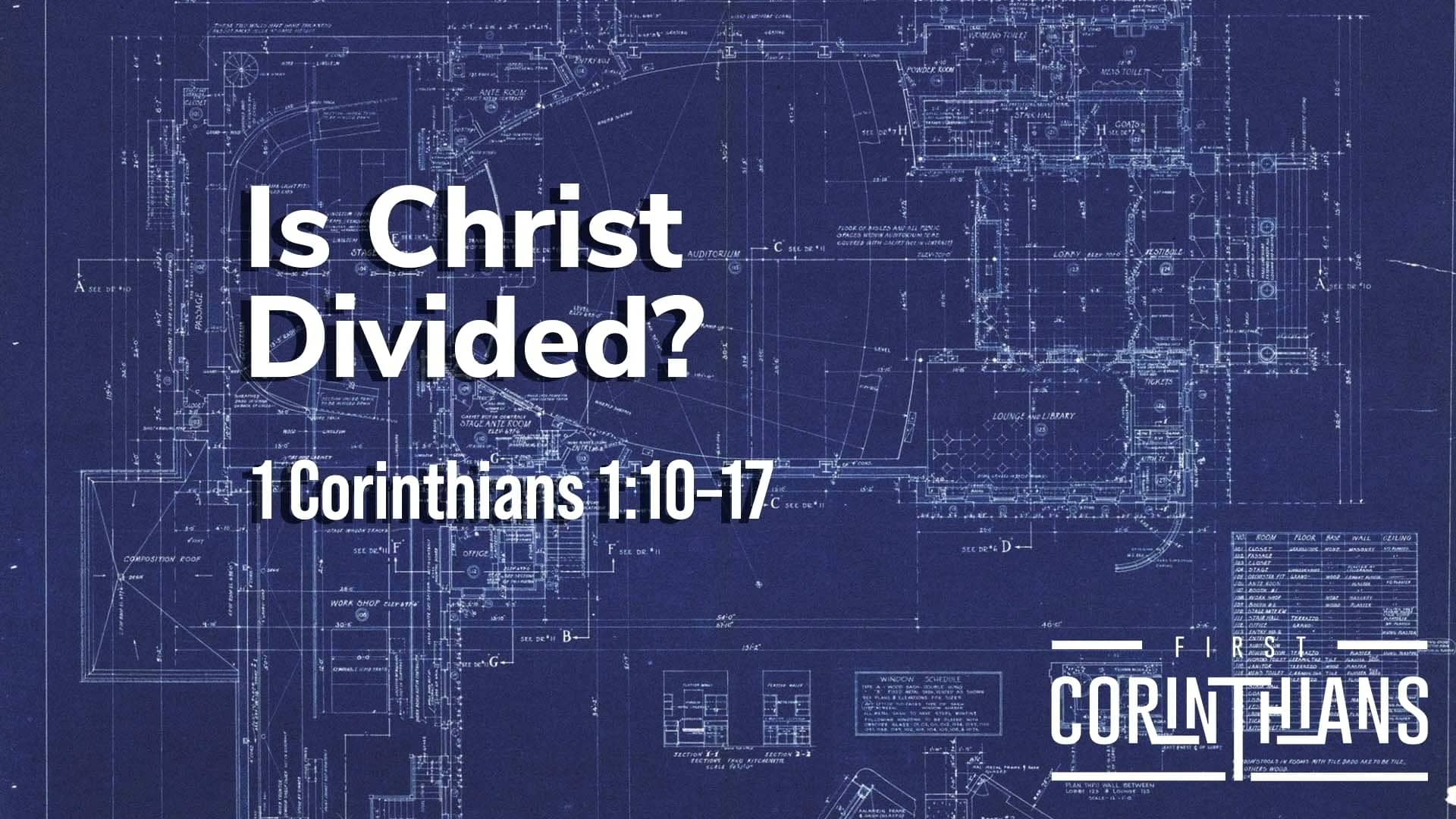 Is Christ Divided? on Vimeo