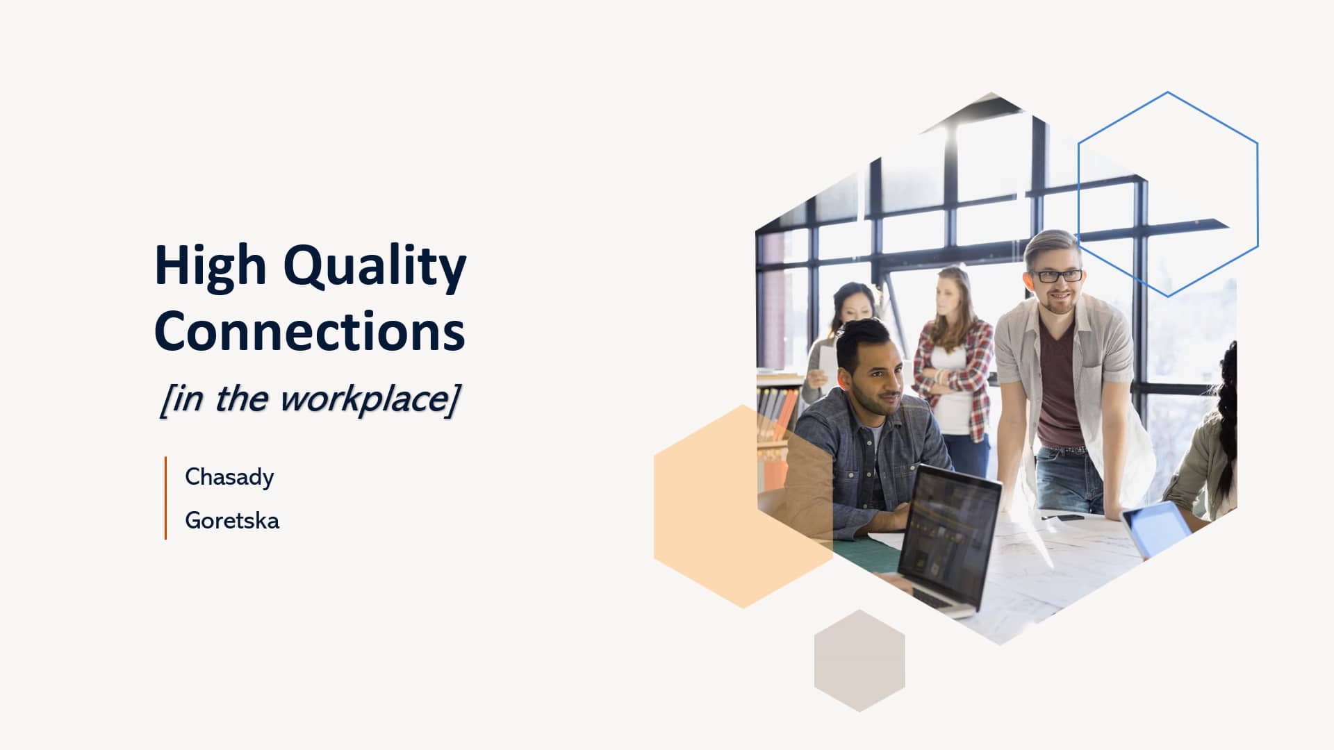 High Quality Connections.mp4 on Vimeo