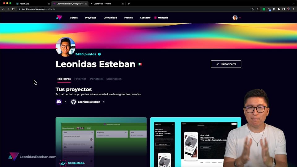 Leonidas Esteban, Google Developer Expert en Web Technologies