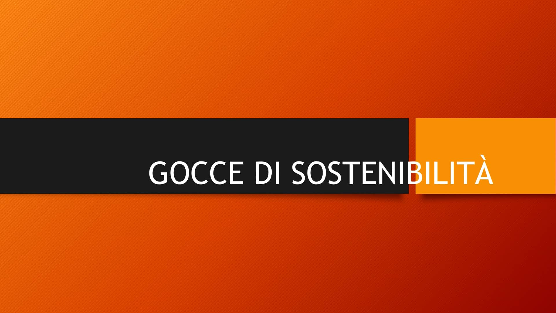 gocce di sostenibilità on Vimeo