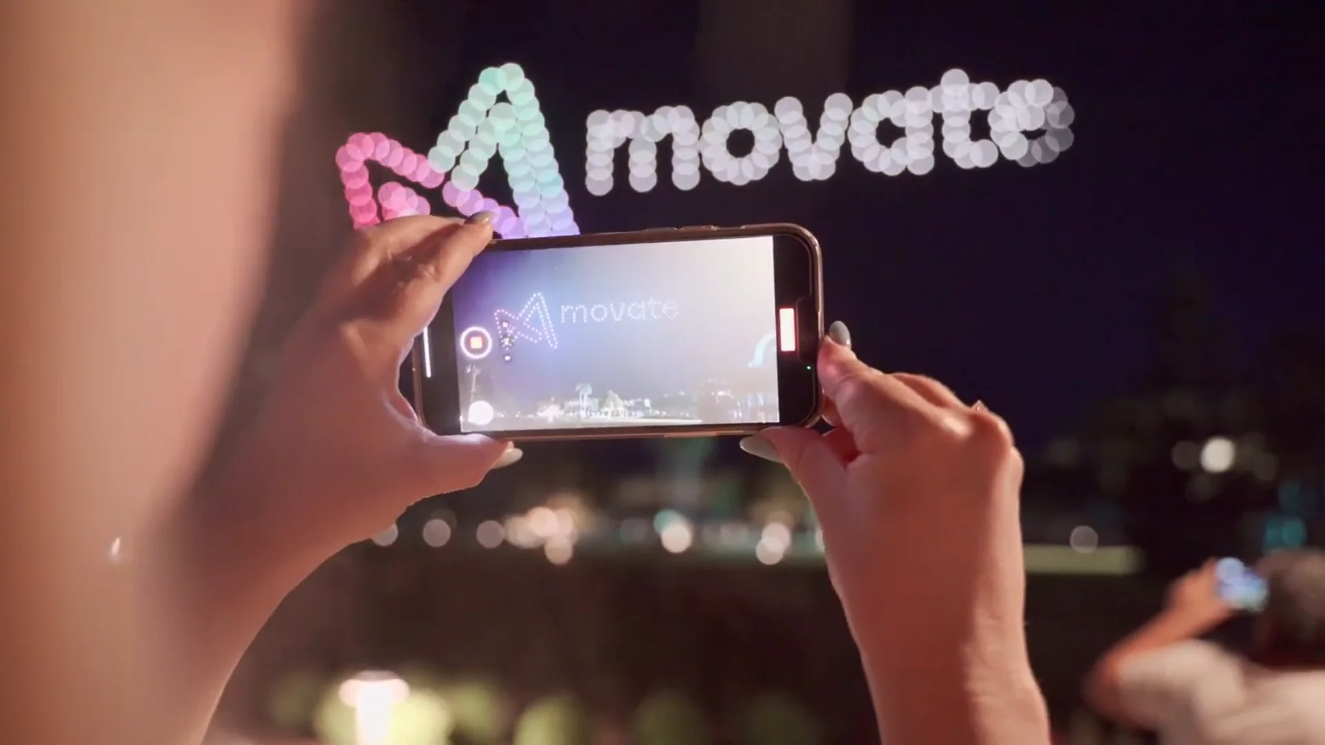 Movate - Drone Show | CSS Corp is Now Movate