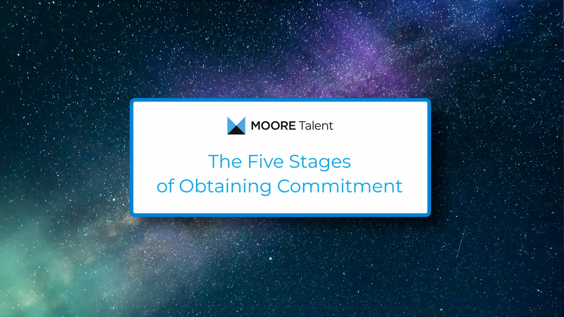 The Five Stages of Obtaining Commitment - FIN on Vimeo