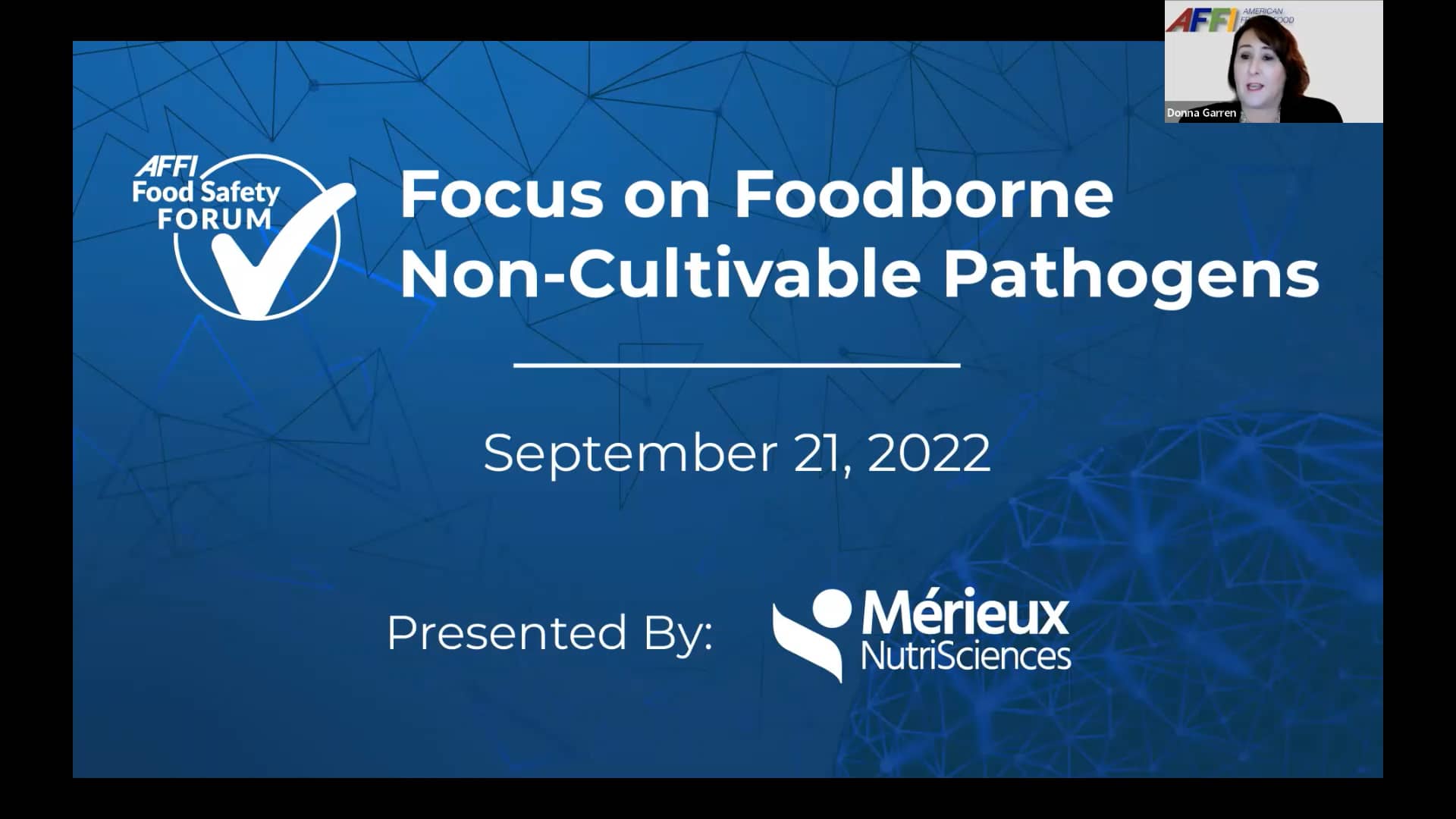 AFFI Food Safety Forum 2022 on Vimeo