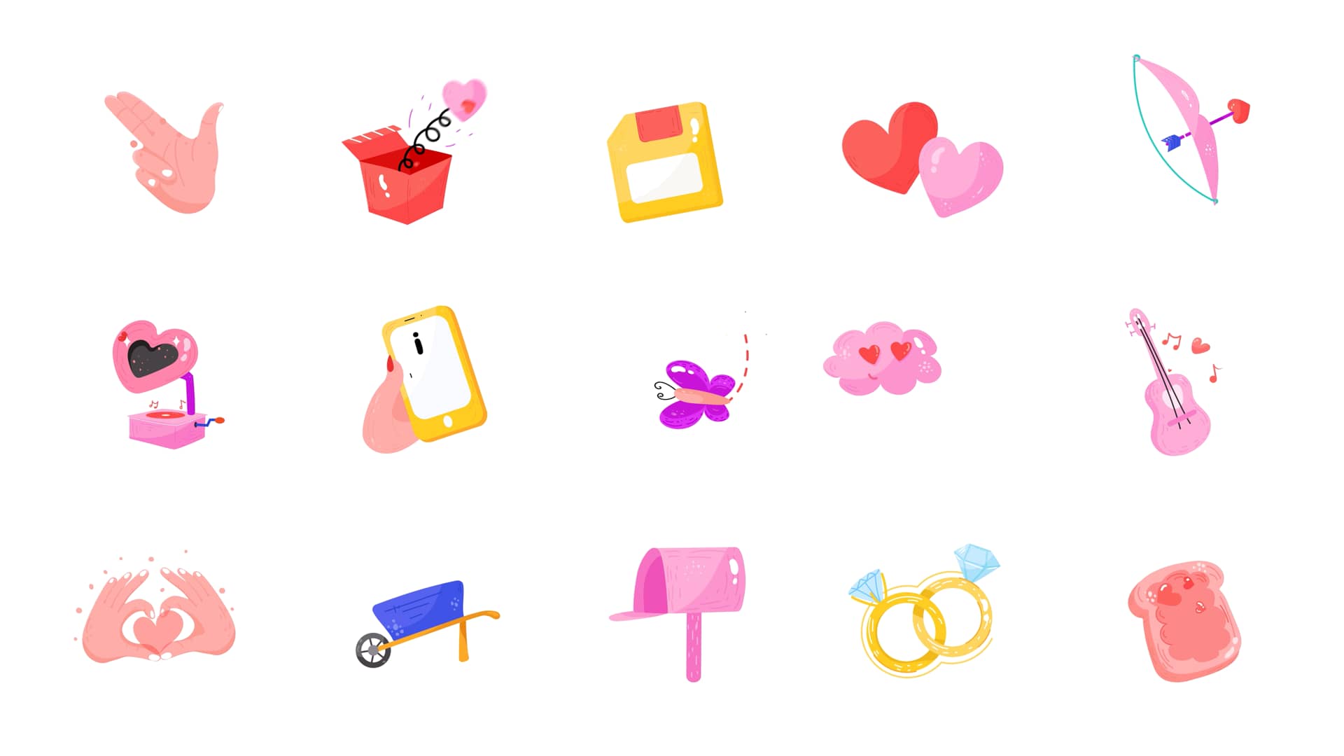 Animated Love Stickers on Vimeo
