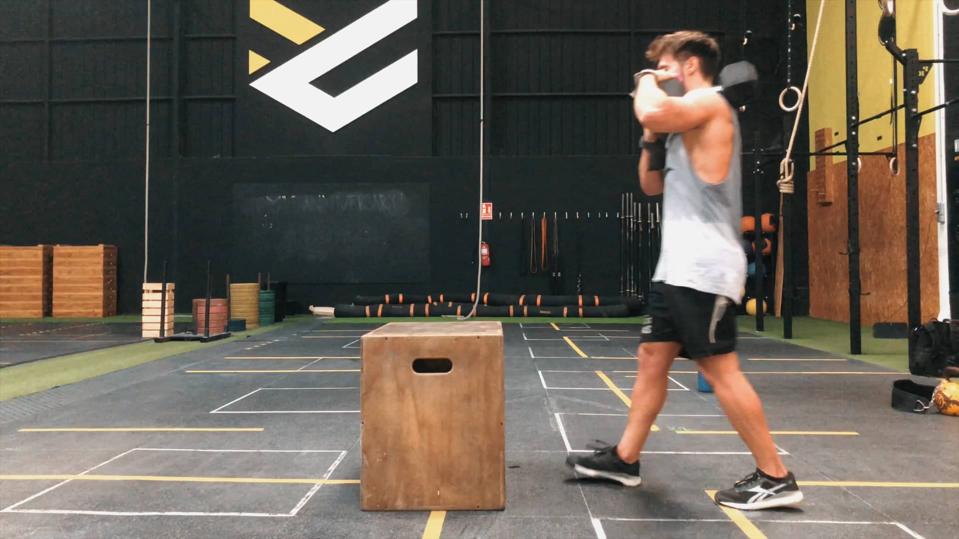 box step ups on Vimeo