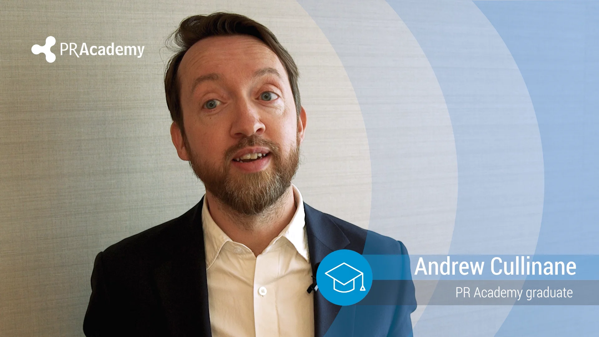 PR Academy PR Diploma graduate Andrew Cullinane shares his sense of ...