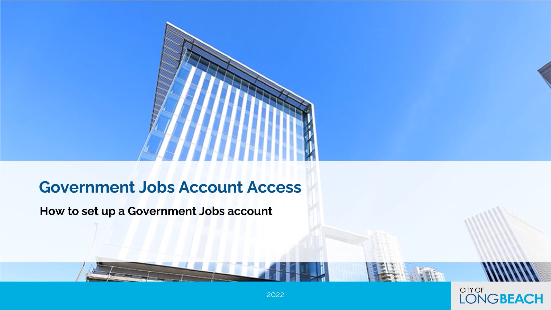 Government Jobs Account Set Up on Vimeo