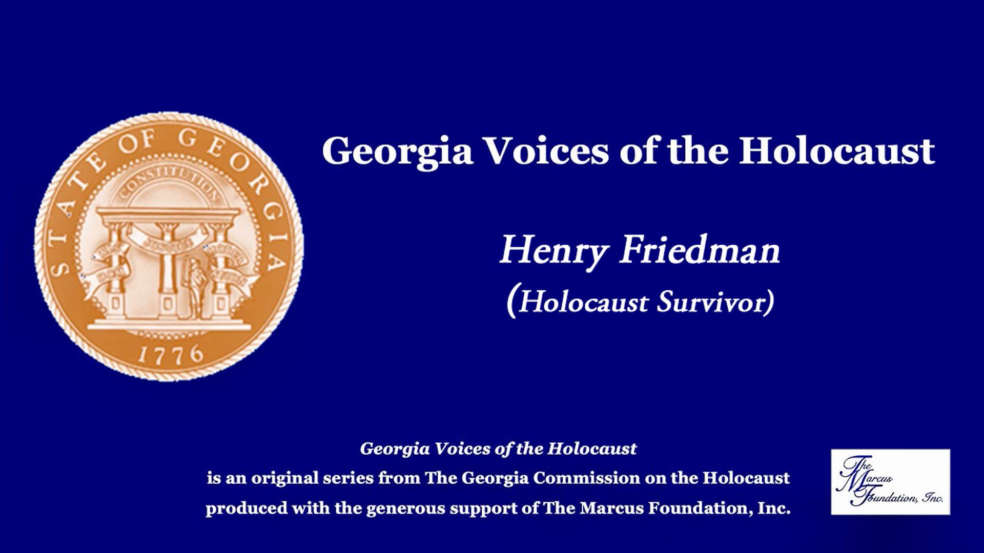 Henry Friedman on Vimeo