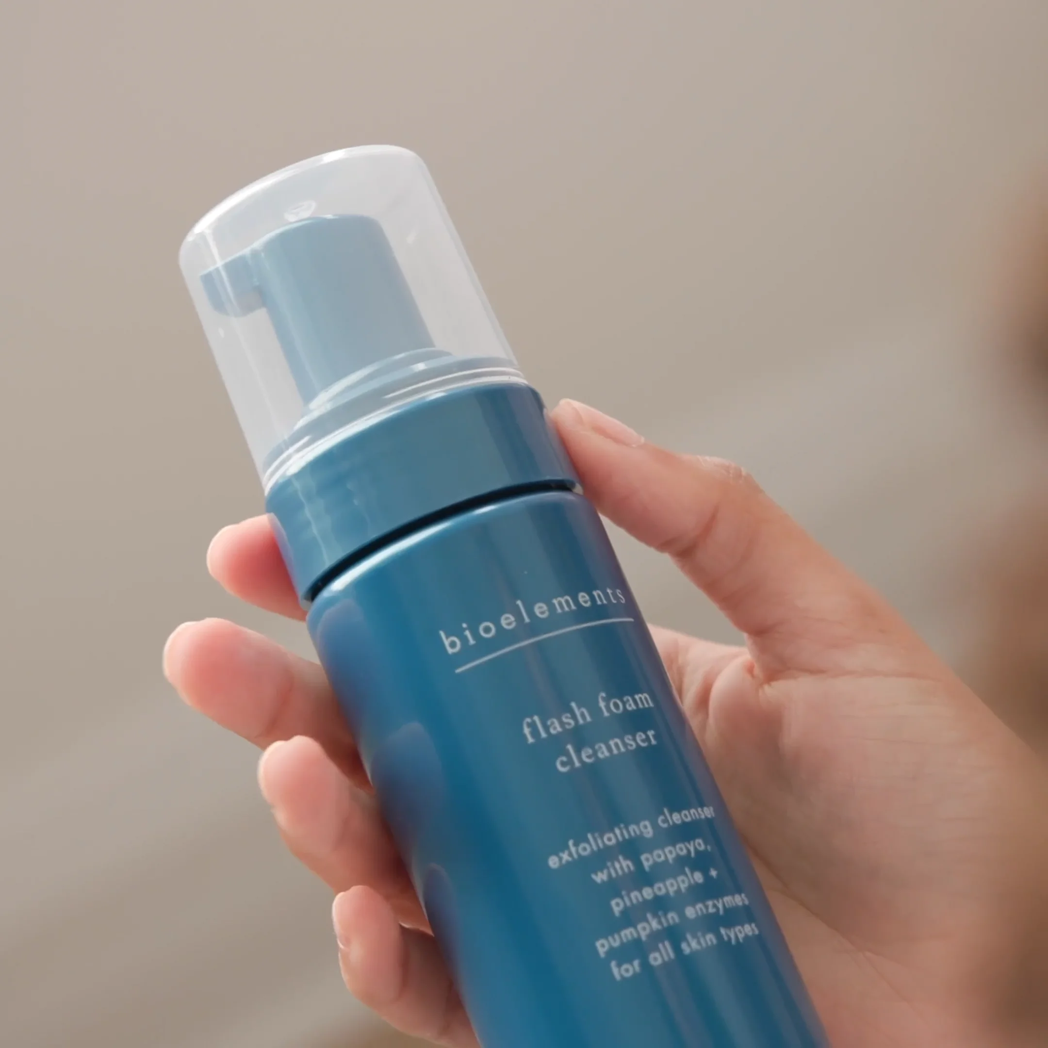 Bioelements_flash foam cleanser_square.mp4 on Vimeo