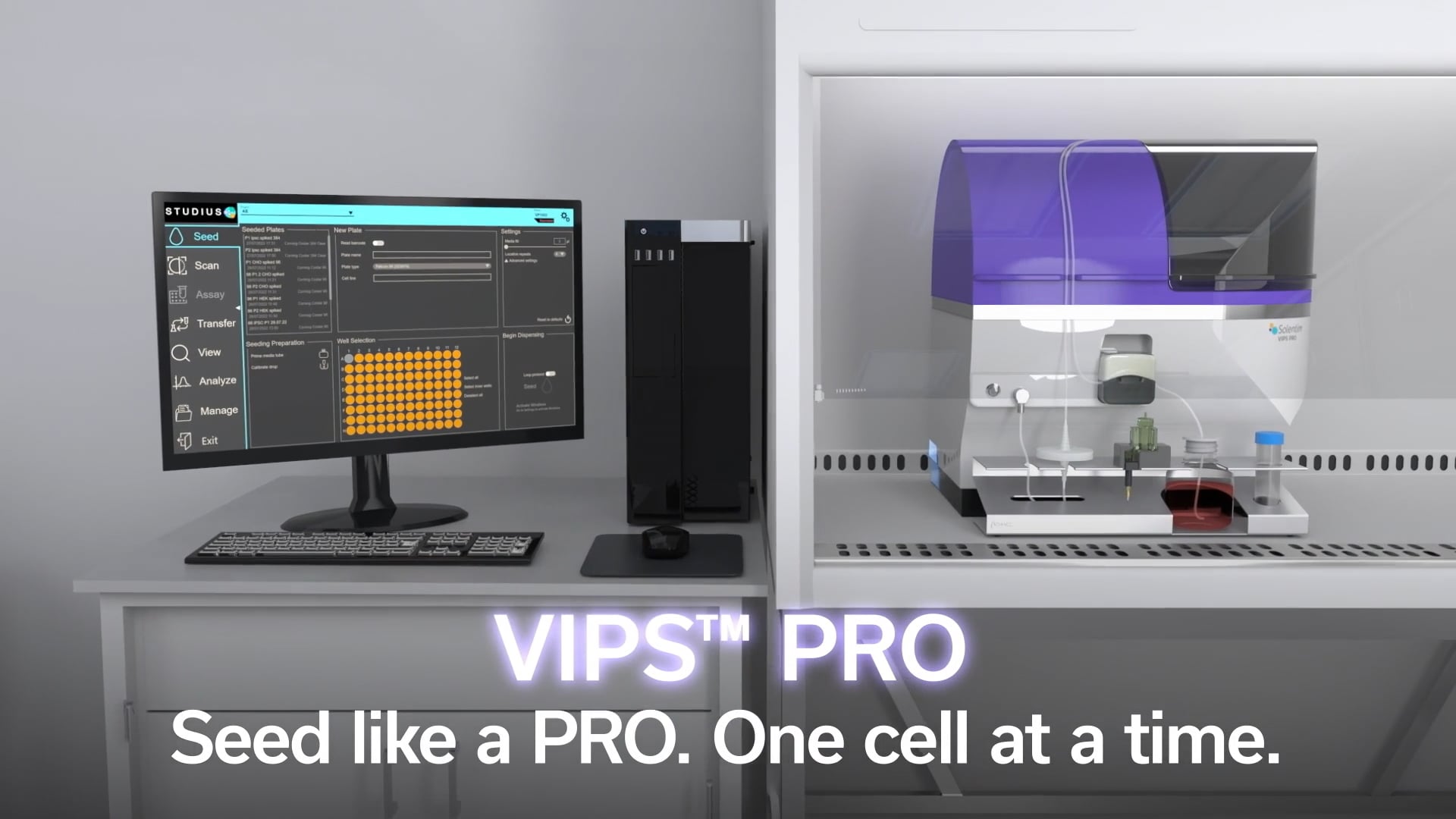 VIPS PRO Single Cell Seeder by Advanced Instruments on Vimeo