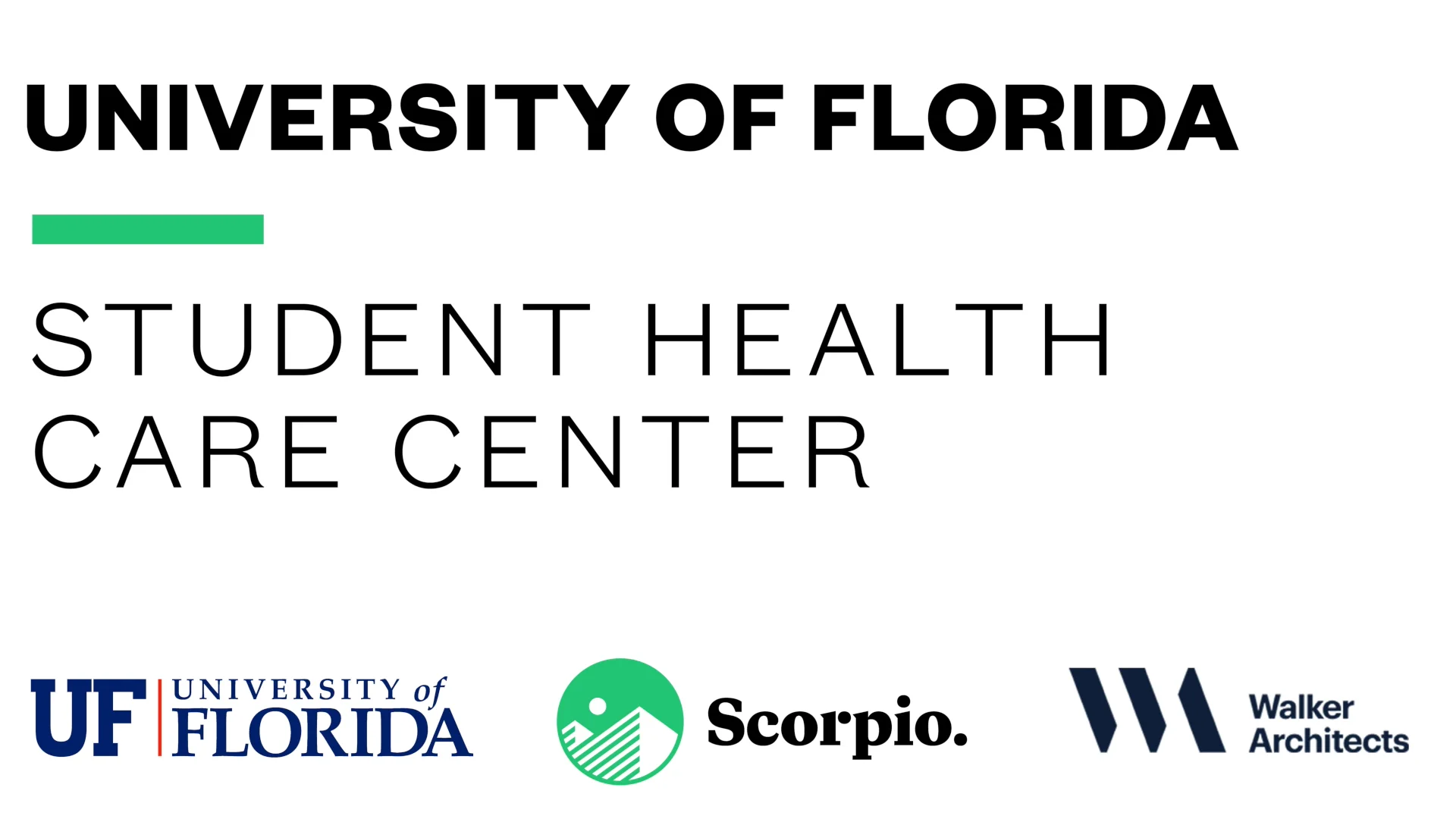 UF Student Health Care Center - September 2022 - Progress Video on Vimeo