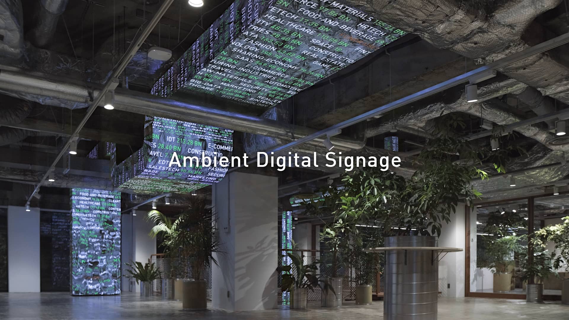 Ambient Digital Signage "Duct Mimicry"(EN) on Vimeo