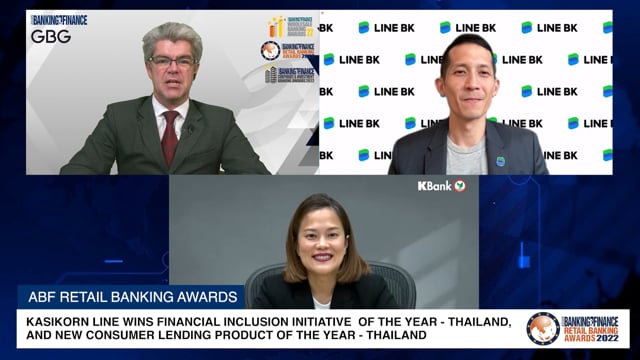 ABF Retail Banking Awards 2022 Winner: KASIKORN LINE Co., Ltd and KASIKORNBANK PCL.