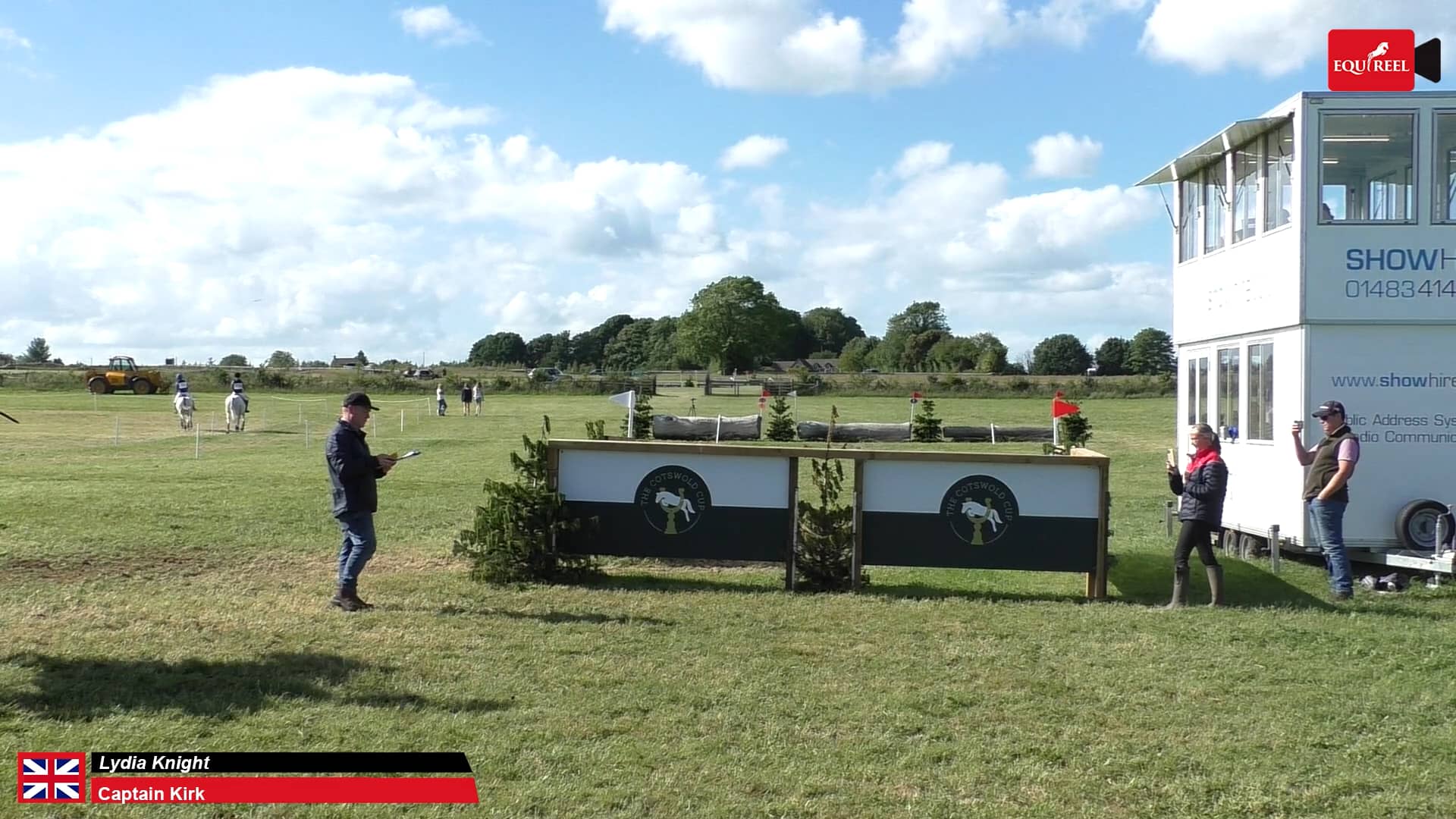 EQUIREEL 830 Lydia Knight & Captain Kirk at COTSWOLD CUP OXSTALLS (1 ...
