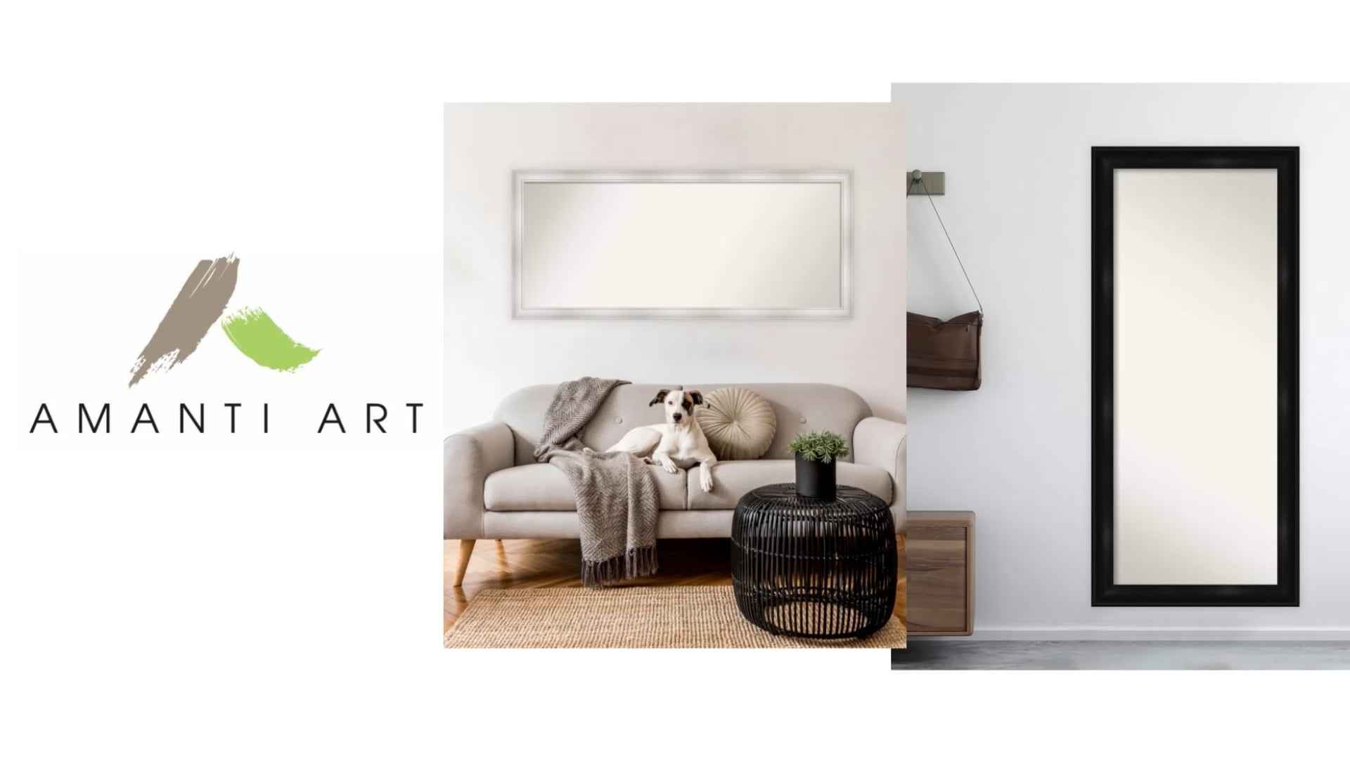 Floor Leaner Full Length Mirror in Gold - Traditional - Floor Mirrors ...