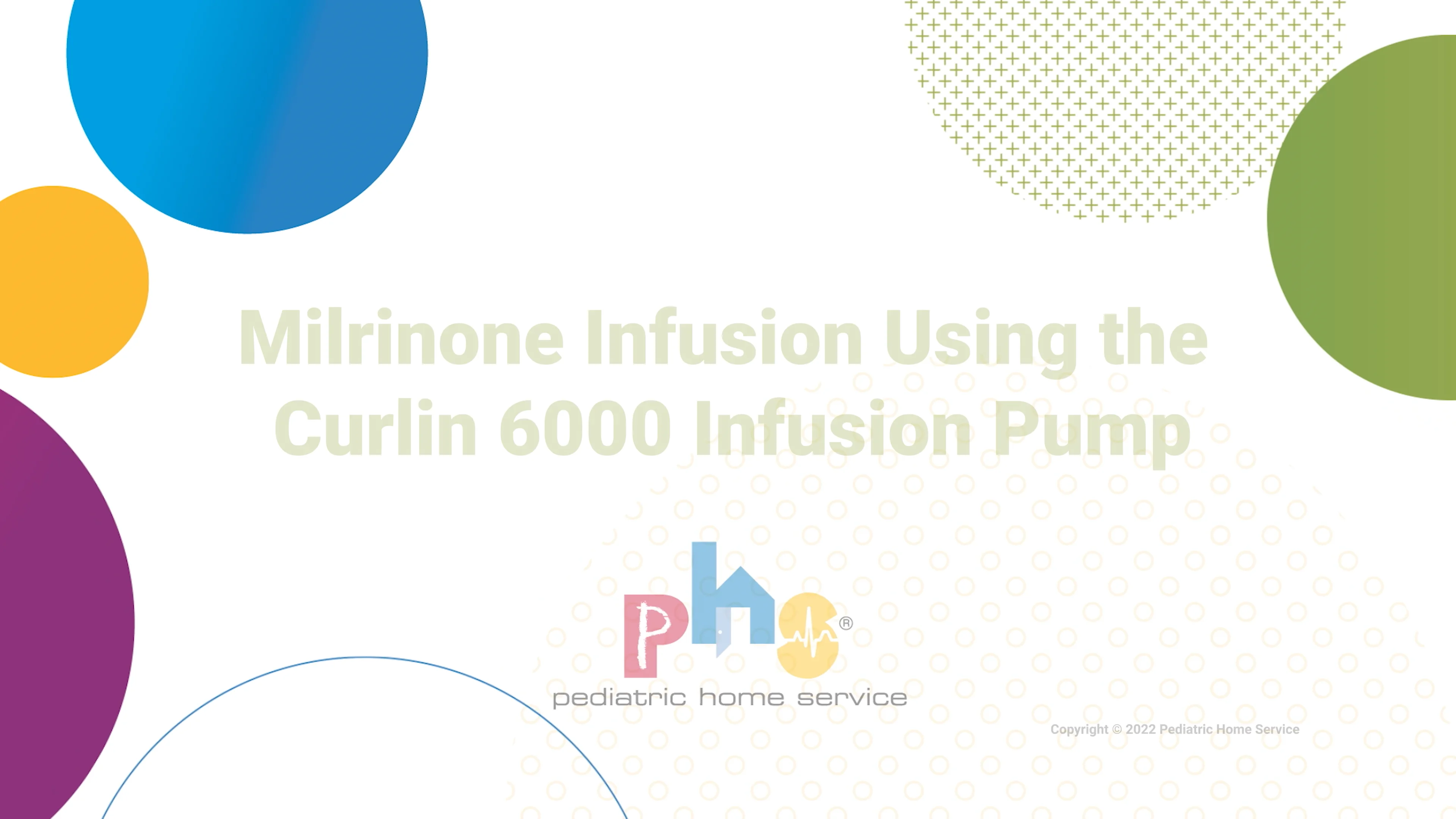 Editor, Videographer | PHS | Milrinone Infusion Using the Curlin 6000 ...