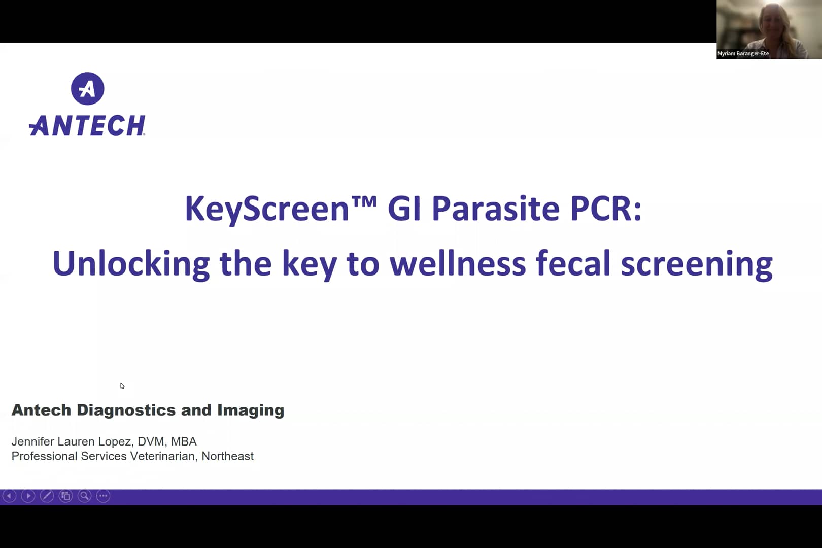 AVD Webinar- Keyscreen GI Parasite PCR: Unlocking the key to wellness fecal screening with ...