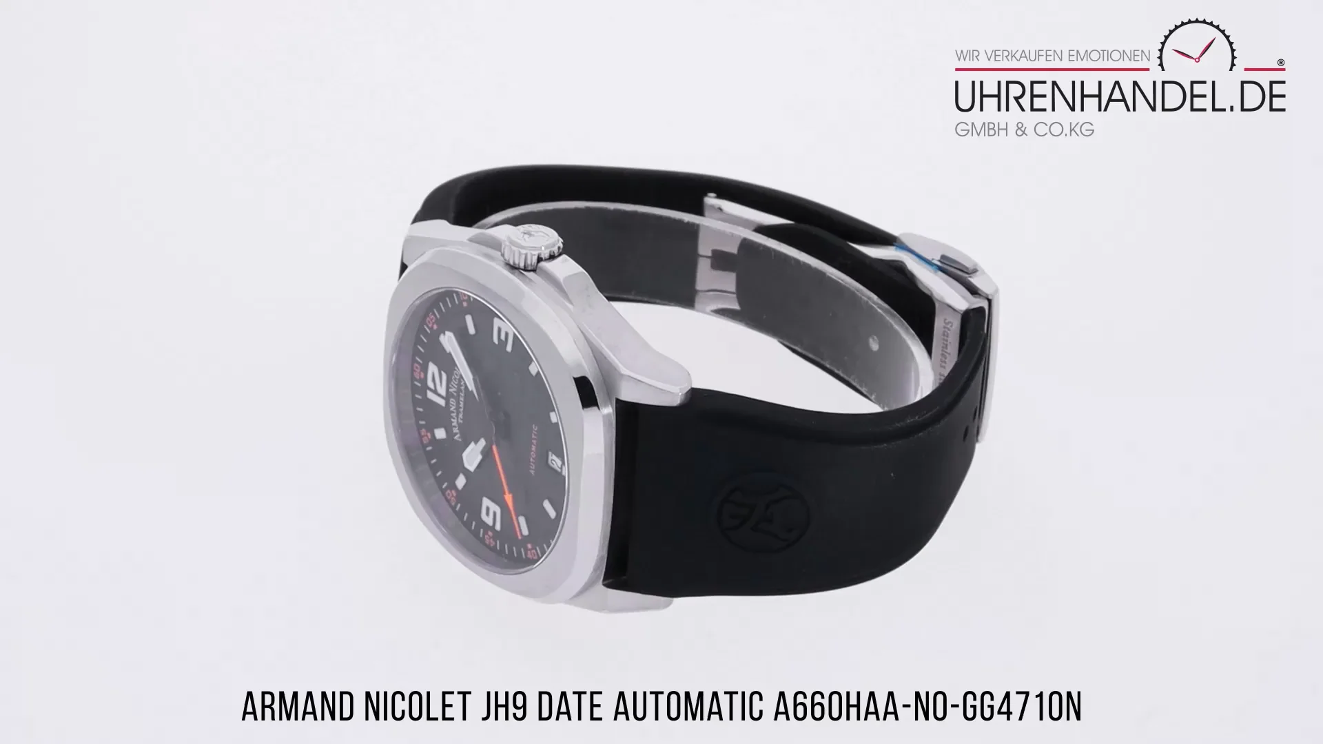 Armand Nicolet JH9 Date Automatic A660HAA-NO-GG4710N on Vimeo