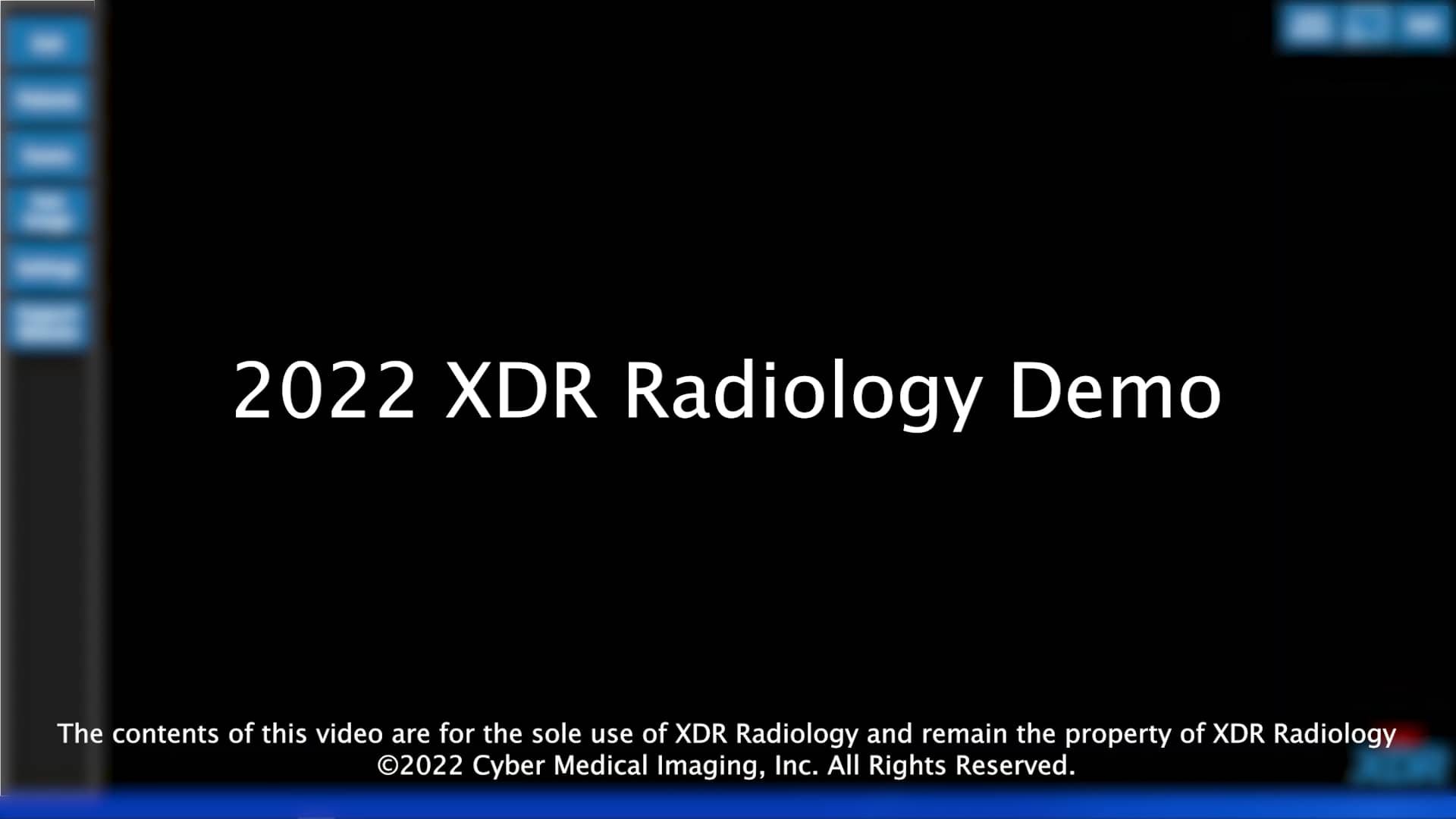 XDR Imaging Software Demonstration on Vimeo