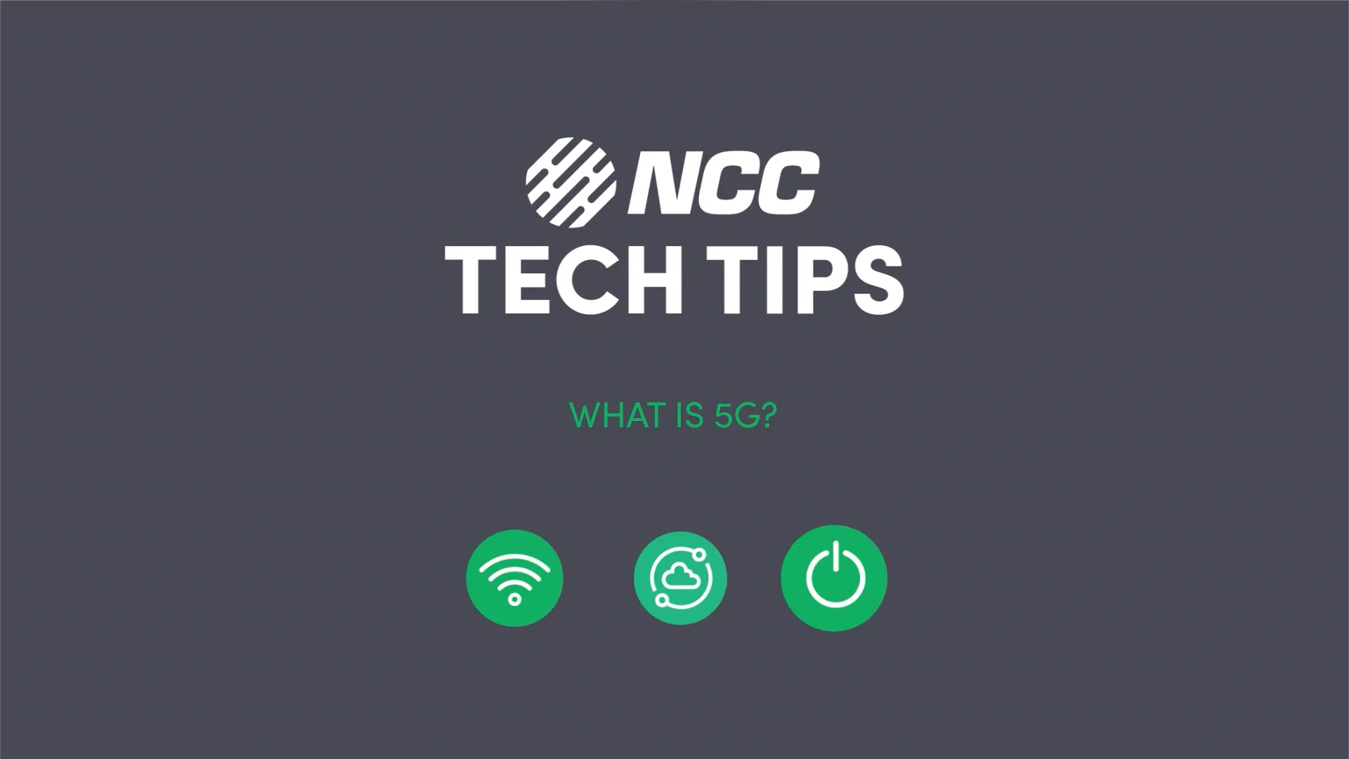 What is 5G? - NCC on Vimeo