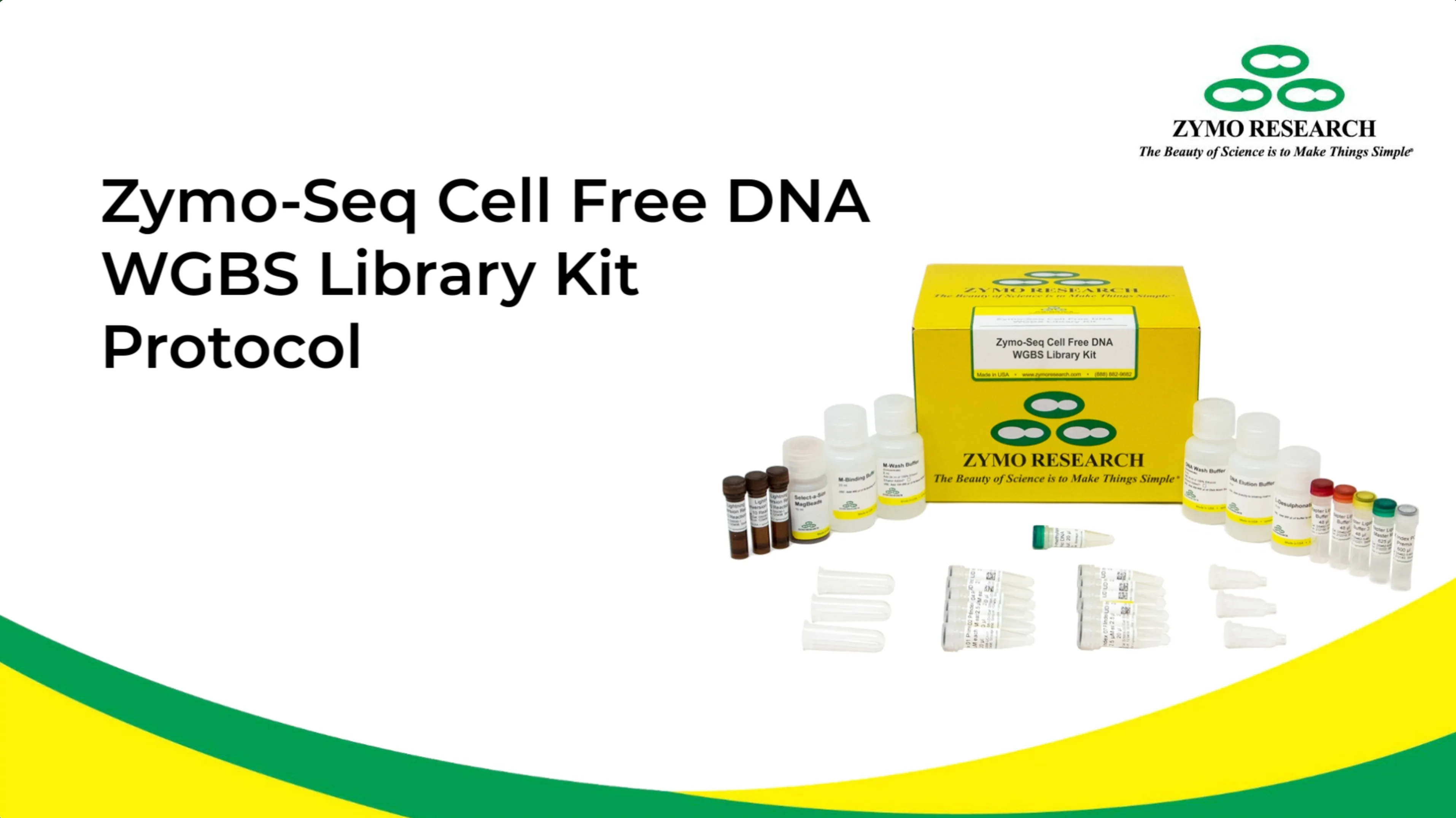 Zymo-Seq Cell Free DNA WGBS Library Kit Protocol on Vimeo