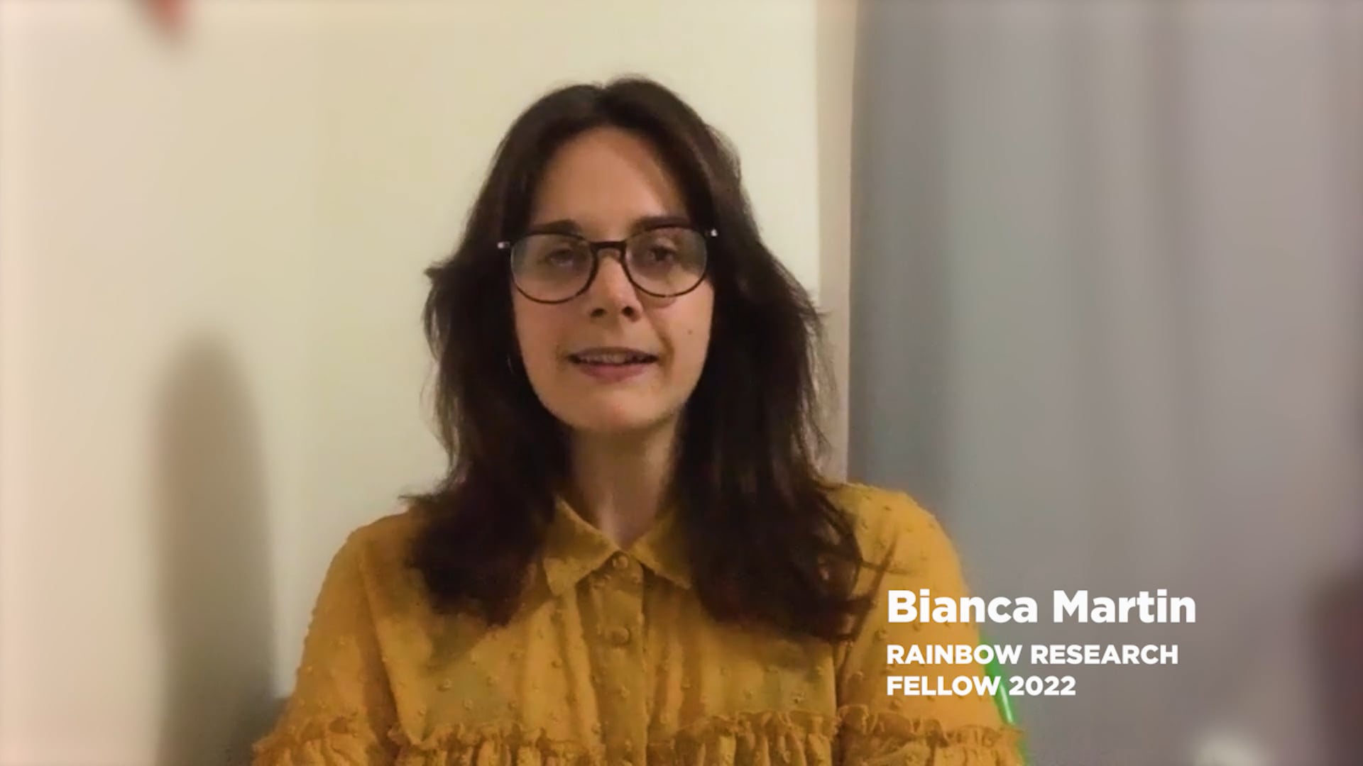 2022 Rainbow Research Fellow, Bianca Martin. on Vimeo