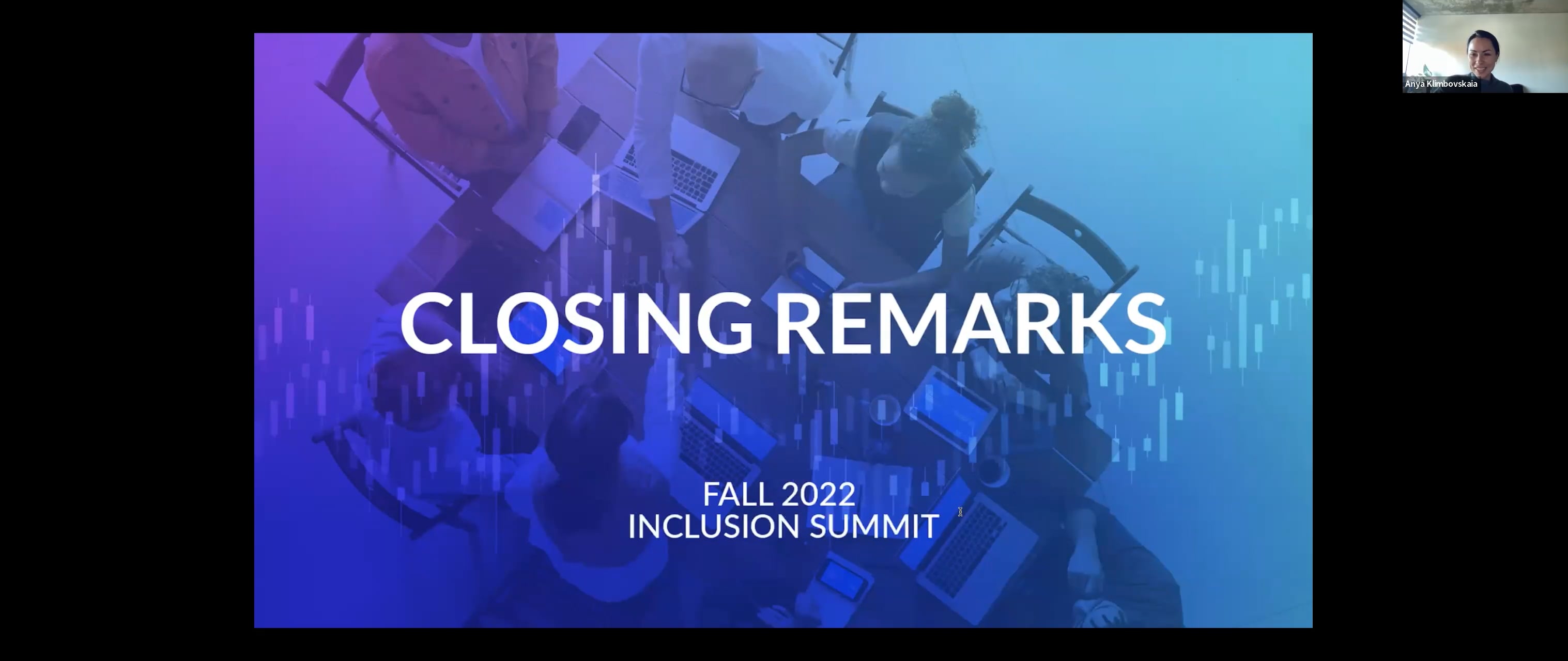 2022 Fall Inclusion Summit - 10 Closing Remarks & Final Questions on Vimeo