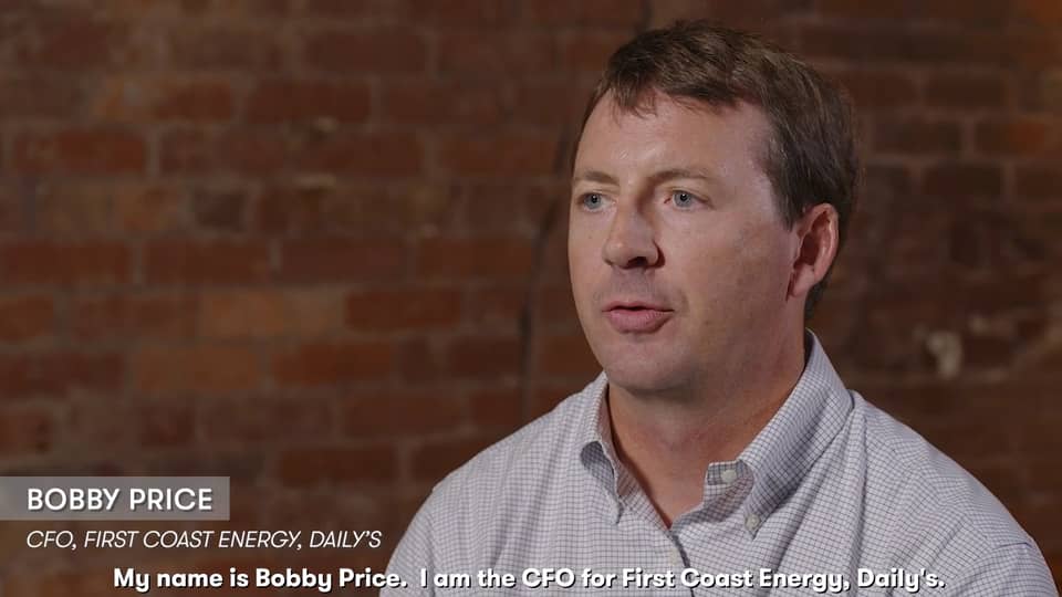 Testimonial: Bobby Price, CFO, First Coast Energy/Daily's on Vimeo