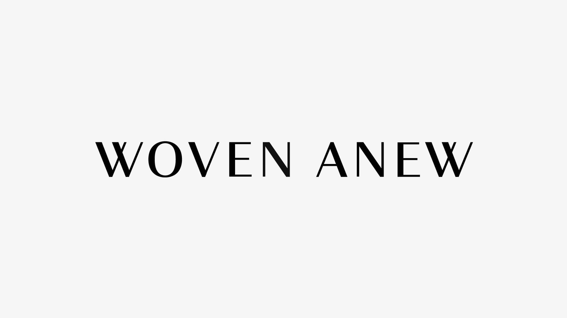 Woven Anew brand logo on Vimeo