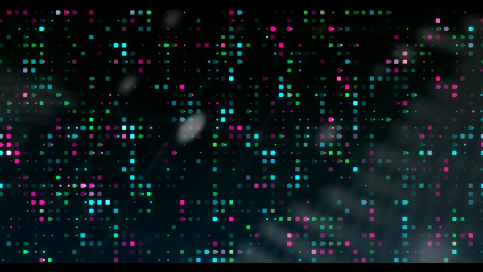 Animation of world map and data processing over moving columns on black background Video from ...