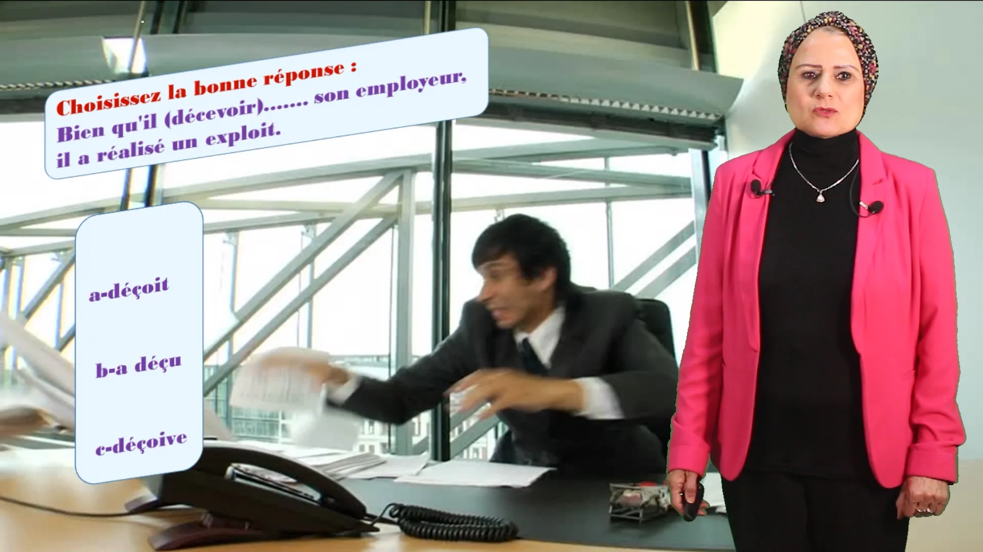 T2-5-Grammaire-G11-expression d'opposition-T2-Bac NE-Eglal Imam on Vimeo