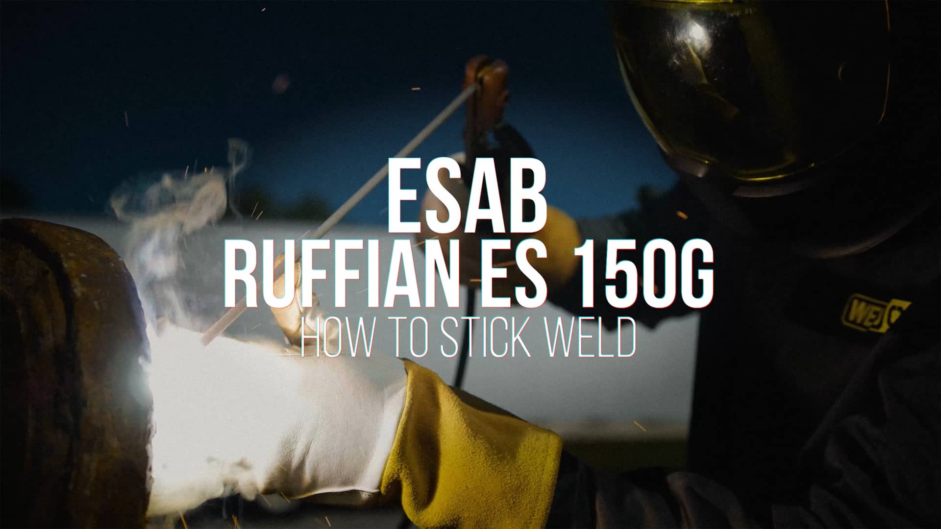 ESAB Ruffian ES 150G - How To Stick Weld on Vimeo