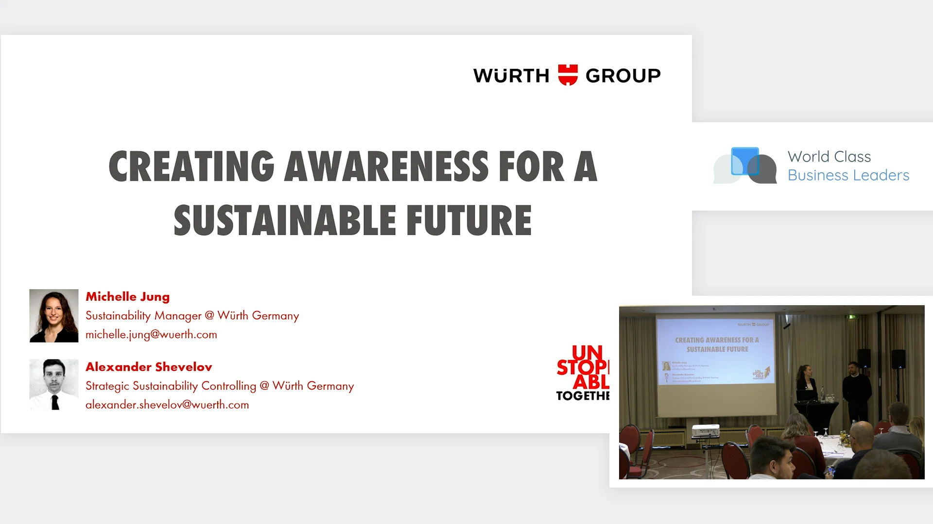 #Creating Awareness for a Sustainable Future, Michelle Jung & Alexander ...