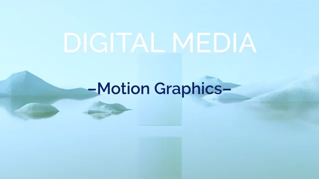 Digital Media - Animation - Motion Graphics - 2022 on Vimeo